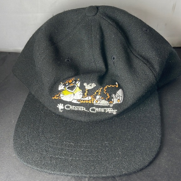 Planet Lunch | Accessories | Chester Cheetah Snapback Hat Black Cheetos ...